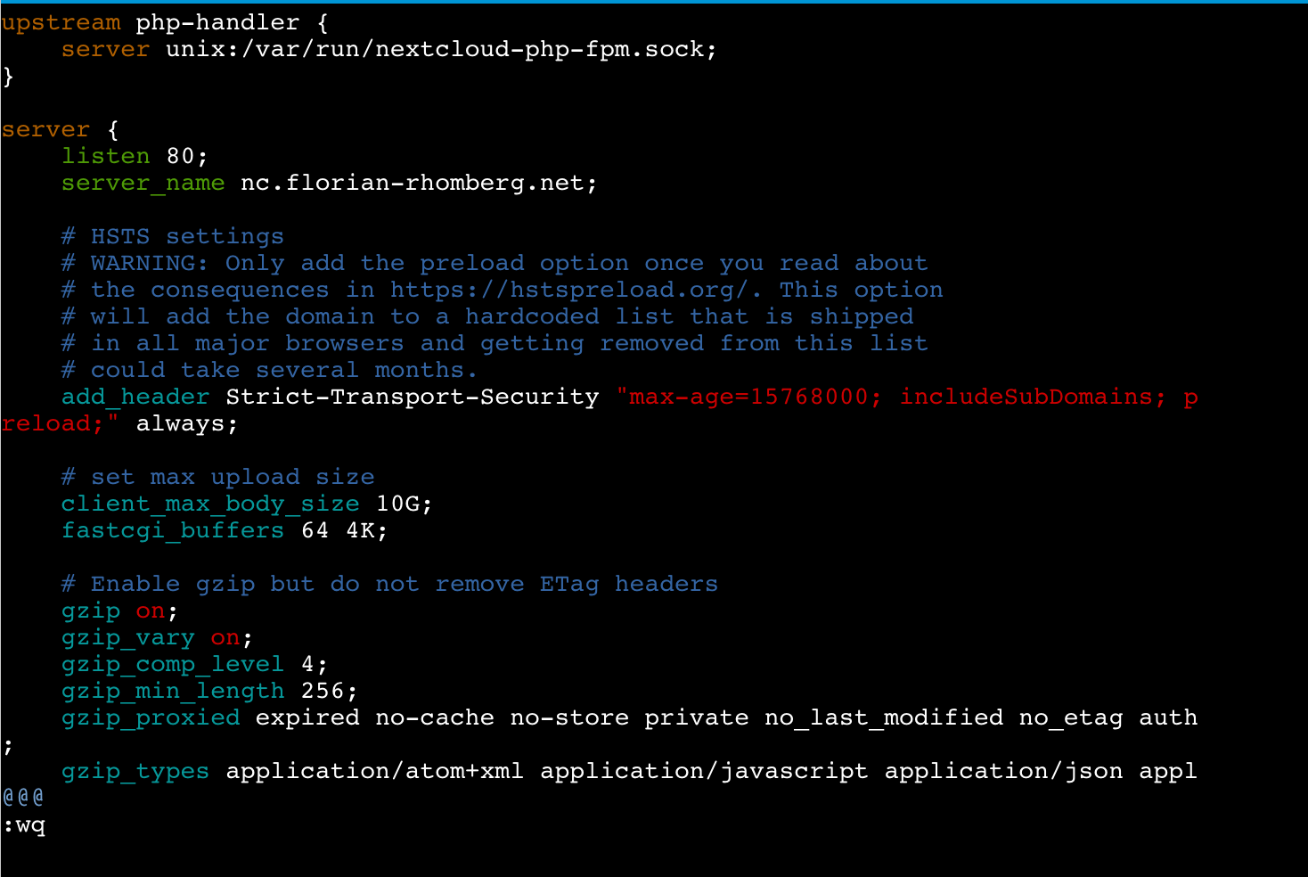 Securing NextCloud jail using https and let’s encrypt (part two) – Blog Florian Rhomberg