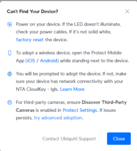 How to integrate a third party camera into UniFi Protect – Blog Florian ...